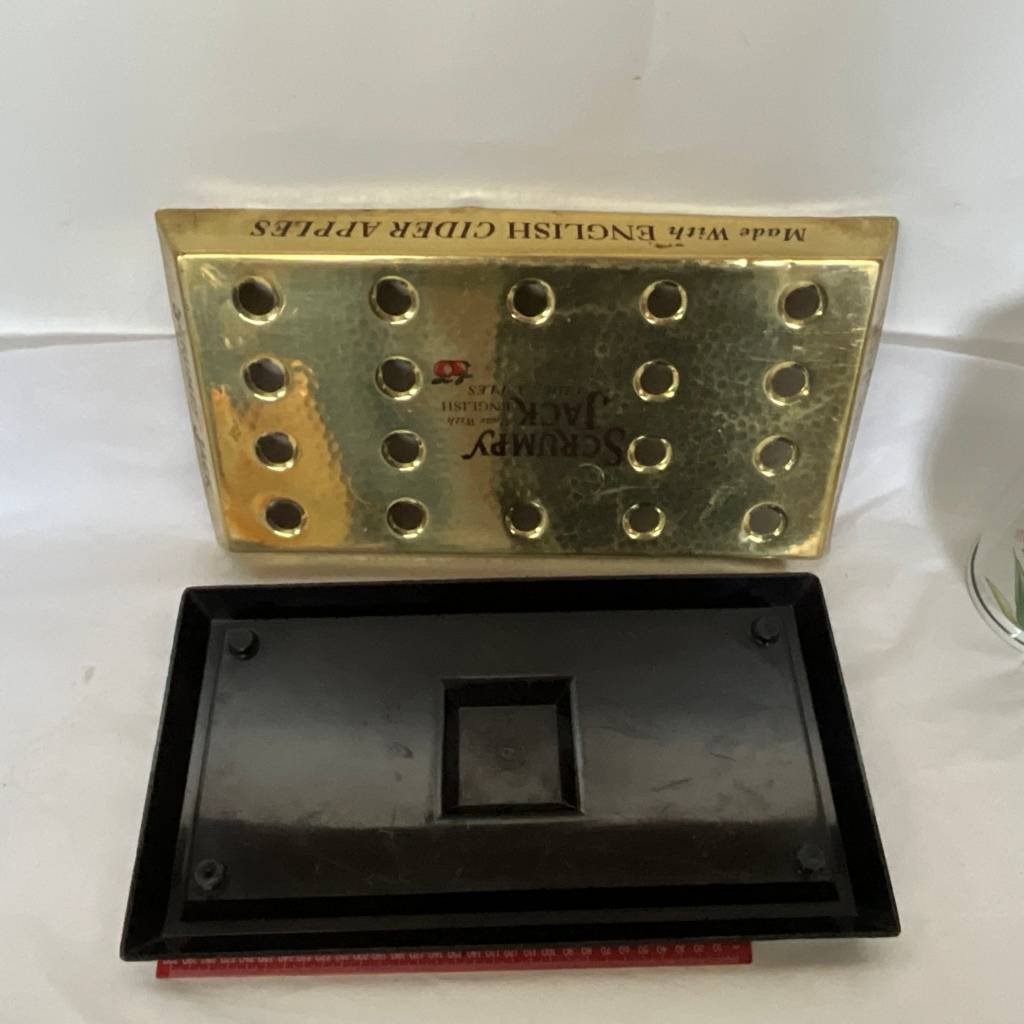 Bar Accessories - Bar ware Pub Man Cave Brass Drip Tray with Holes To ...
