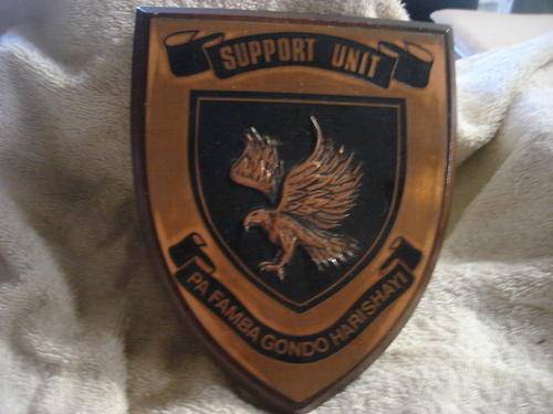 Plaques - RHODESIA: BSAP SUPPORT UNIT PLAQUE was sold for R225.00 on 31 ...