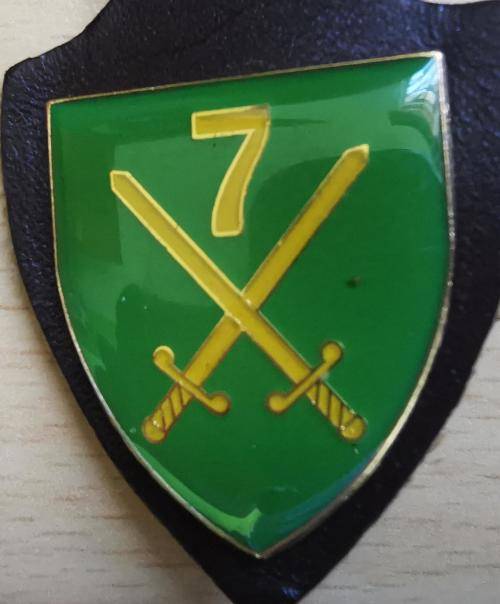 South African Army - SADF 7 Infantry Division pocket badge and command ...
