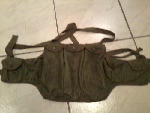 Kit - Rhodesian Manufactured AK 47 Chest Webbing- SAS, Selous Scouts ...