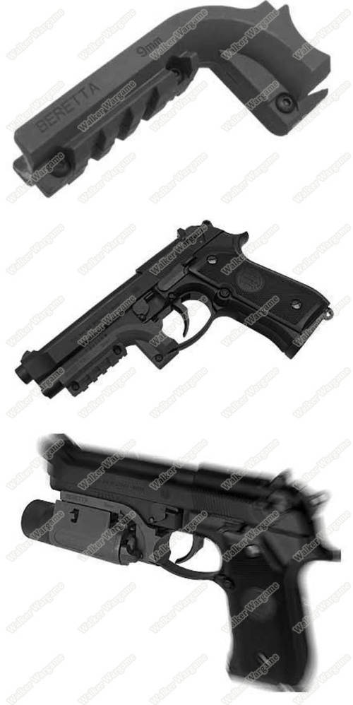 Other Airsoft - Tactical Under Rail for M92 Series Z88 Pistol Laser ...
