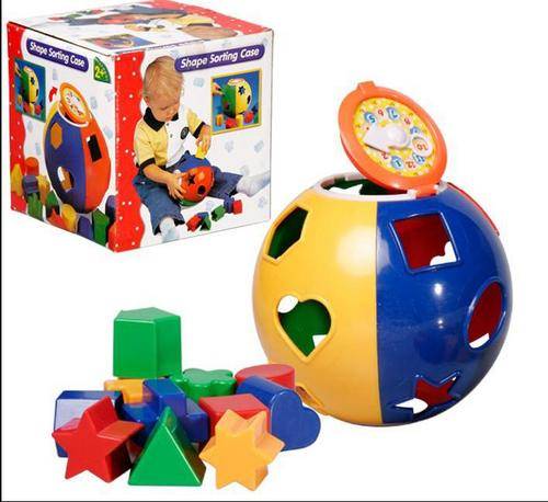 Blocks & Sorters - BABY EDUCATIONAL SHAPE SORTER - to help baby learn ...