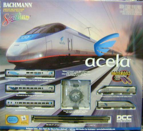 Railway - BACHMANN/SPECTRUM N SCALE ACELA EXPRESS TRAIN SET DCC FREE ...