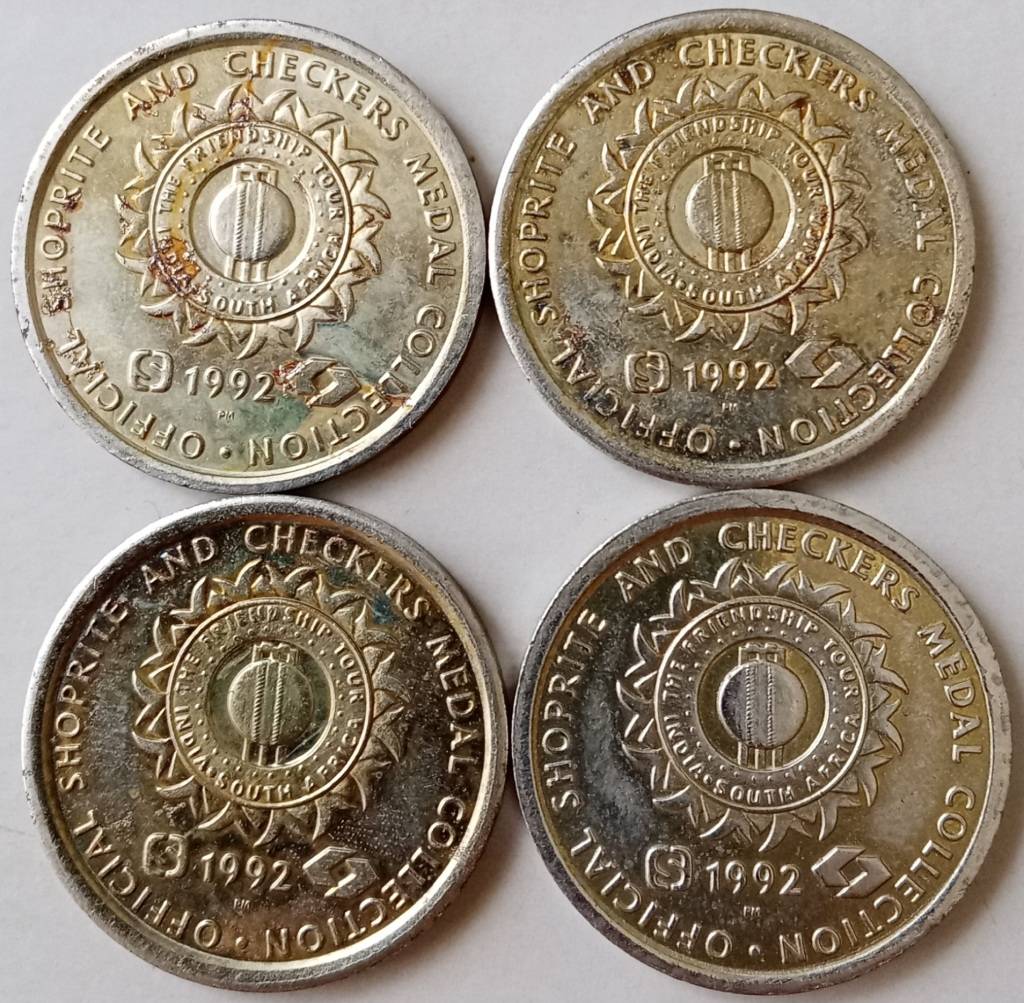 Commemorative - Complete 1992 Shoprite and Checkers cricket medal ...