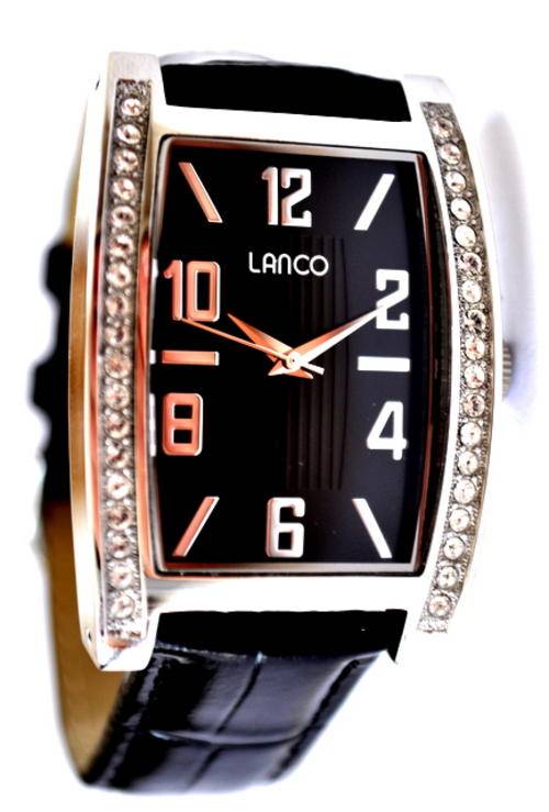 Women's Watches - *Brand New* Lanco Ladies Black Leather Strap ...