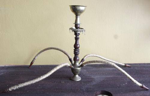 Other Smoking Accessories - Indian brass 4 pipe Hubbly Bubbly - as per ...