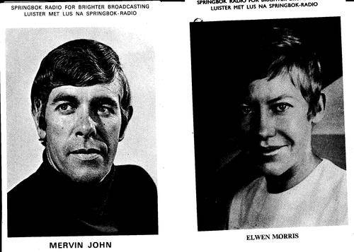 Africana - Springbok Radio Presenters Foto's 1960/70 See foto's was ...