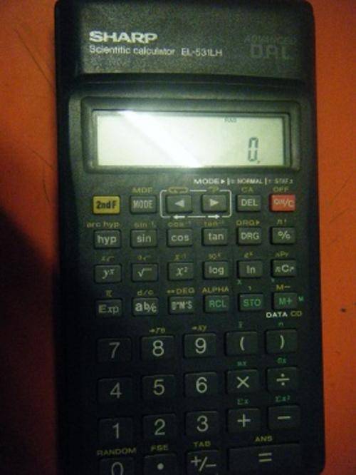Calculators - sharp-scientific calculator el-531lh-advanced d.a.l.-100% ...