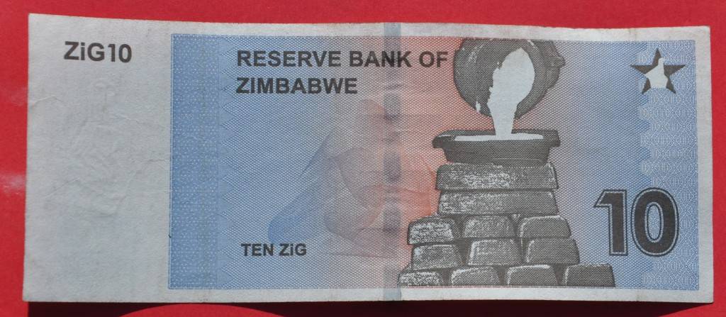 Africa - ZIMBABWE 10 ZIG 2024 - very rare note in collectible condition ...