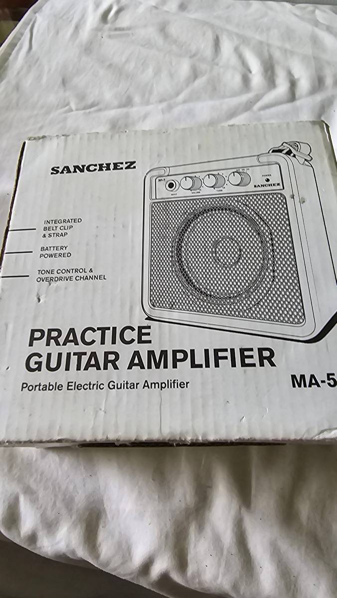 Amplifiers & Processors - SANCHEZ PORTABLE GUITAR AMPLIFIER(UNUSED) was ...
