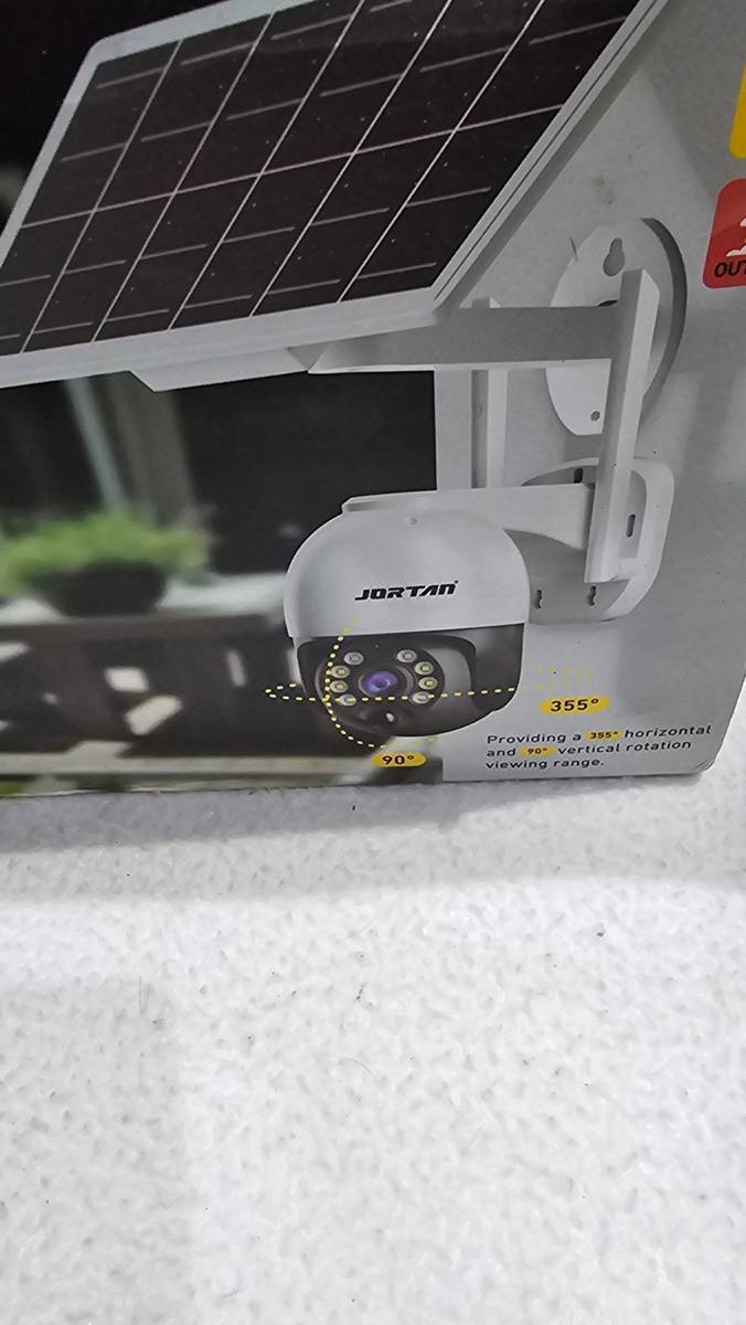 Surveillance Cameras - JORTAN SOLAR SMART WIFI IP CAMERA was sold for ...