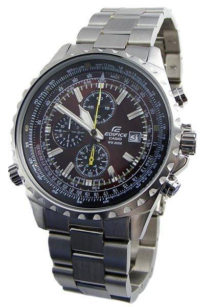 Men's Watches - CASIO EDIFICE Aviator SlideRule Pilot's Chronograph ...