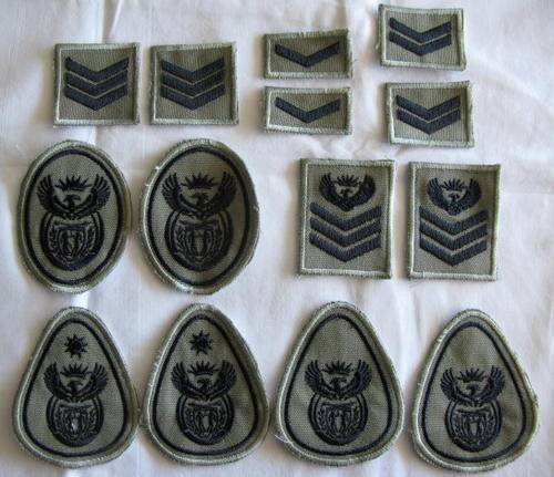 South African Army - SANDF ARMY RANK BADGES FOR NON COMMISIONED ...
