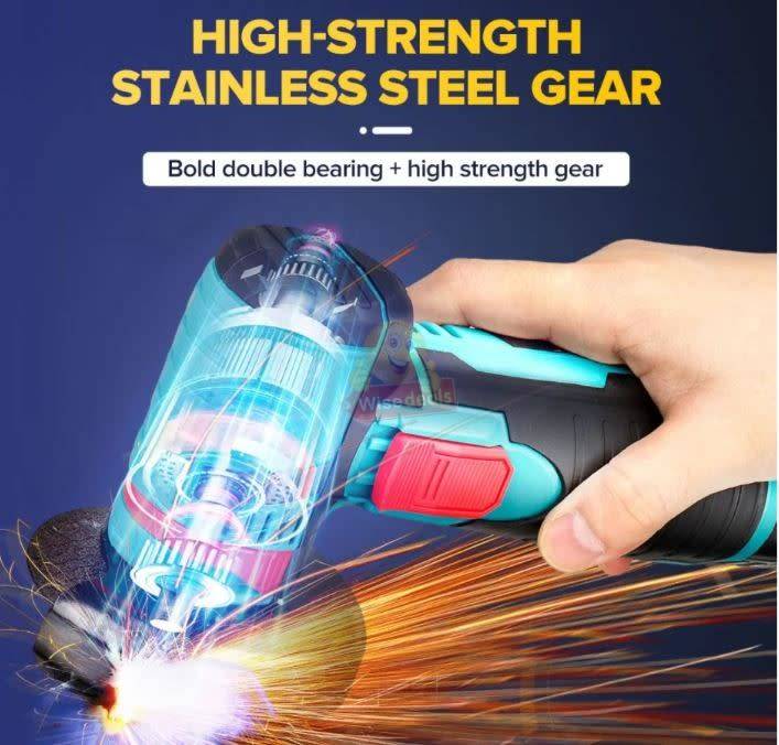 Grinders - Cordless Rechargeable Angle Grinder Kit with 2 X Discs ...