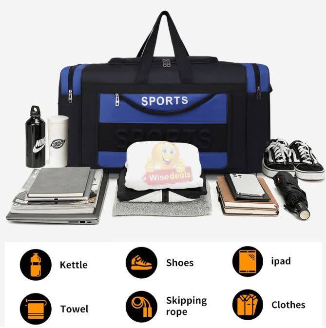 Bags - Large Sports Bag, Multi-Compartments, Durable and Water ...