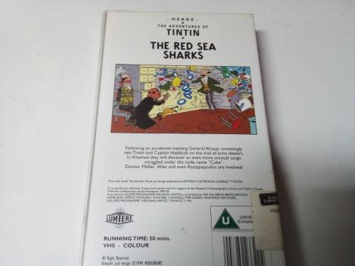 Other Antiques & Collectables - TINTIN - The Red Sea Sharks VHS ...