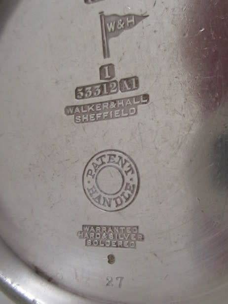 Silver - SET OF VINTAGE 1930's WALKER AND HALL SHEFFIELD A1 HARD ...