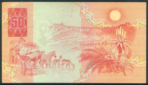TW de Jongh - South Africa "Gerhard De Kok" R50 Bank Note was sold for ...