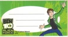 Stickers, Glitter & Embellishments - BEN 10 Alien Force Book labels ...