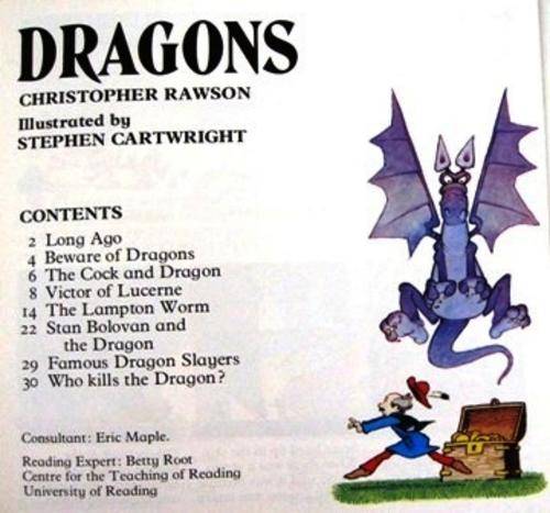 Fiction - The Usborne Book of Dragons, by Christopher Rawson and ...