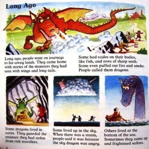 Fiction - The Usborne Book of Dragons, by Christopher Rawson and ...