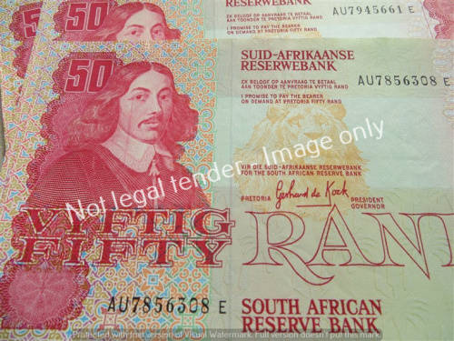 GPC de Kock - 3 X DE KOCK R50 NOTES AU SERIES - UNC - 1 BID FOR ALL was ...