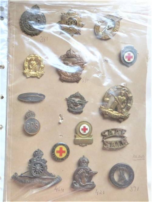 South African Army - File with Military Badges - 1 Bid for All was ...