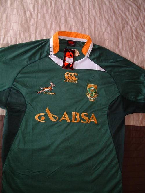 Apparel & Accessories - 2011 SPRINGBOK ABSA JERSEY was sold for R341.00 ...
