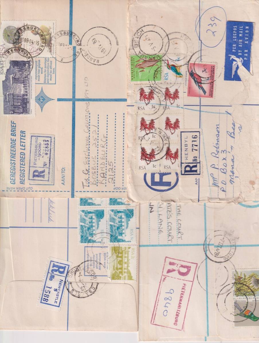 Republic of South Africa - STARTING AT R10!! 10 X S.A. REGISTERED ...