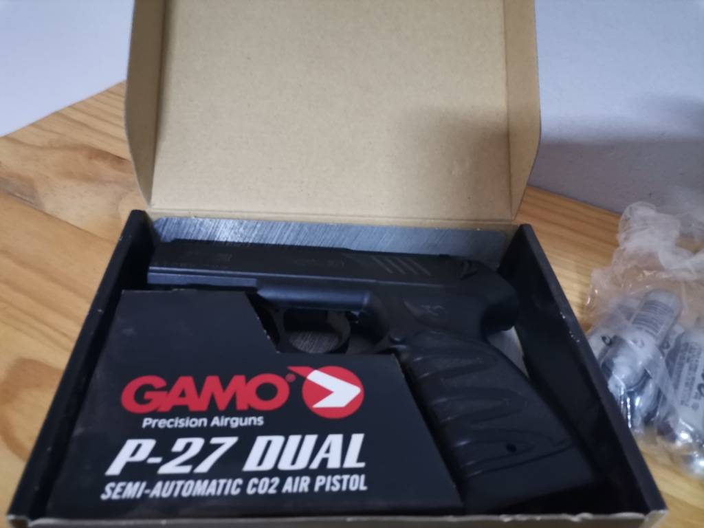 BB & Pellet Guns - GAMO P-27 DUAL semiautomatic CO2 air pistol was sold ...