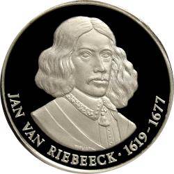 Commemorative - JAN VAN RIEBEECK 1619-1677 SILVER PROOF MEDALLION ...