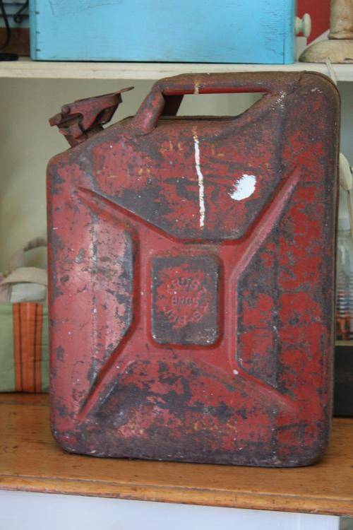 Other Antiques & Collectables - OLD JERRY CAN FOR THE COLLECTOR - KROST BROS was sold for 1.00 ...