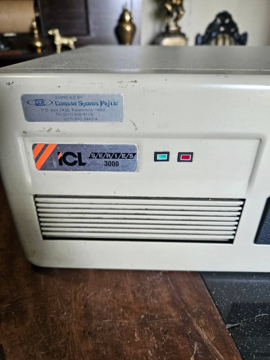 Vintage Vintage Icl Computer Series 3000 Was Sold For R2 110 00 On 30