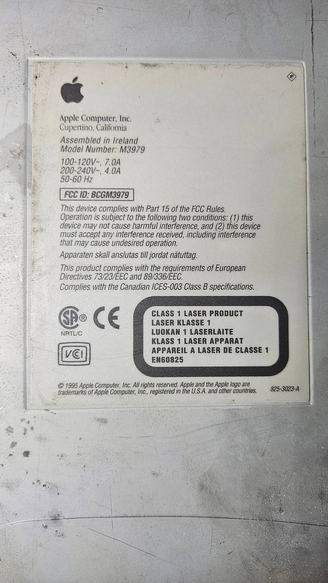 Vintage - Vintage Power Macintosh 7500/100 Power Pc was sold for R1,010 ...