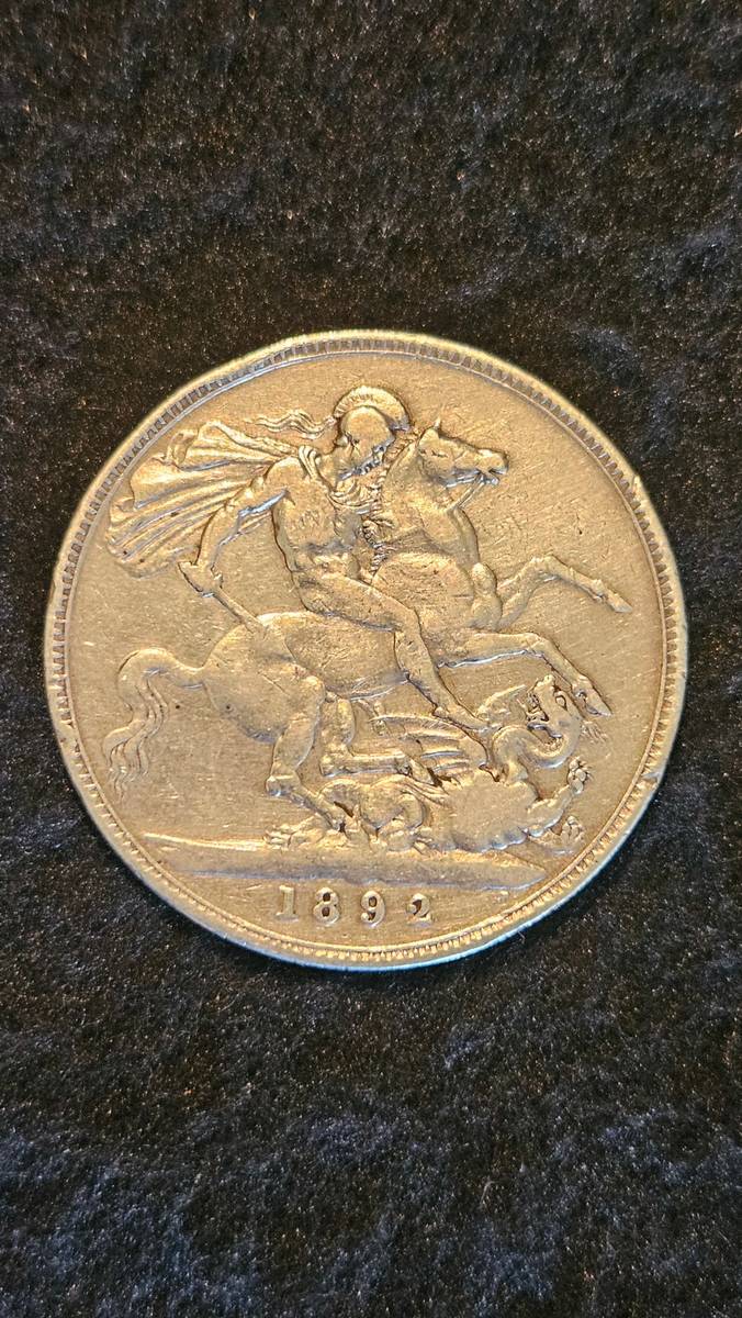 Numismatic collectables - 1892 British Silver Crown for sale in ...