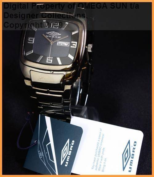 Men's Watches - UMBRO GENTS BLACK ANALOGUE WATCH - IMPORTED FROM EUROPE ...