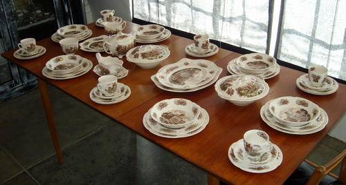 English Porcelain - JOHNSON BROS 'ROYAL HOMES OF BRITAIN' SIX PLACE ...