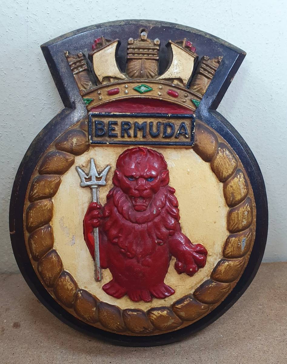 Maritime - RARE 1941 ROYAL NAVY LIGHT CRUISER HMS BERMUDA SHIPS CAST ...