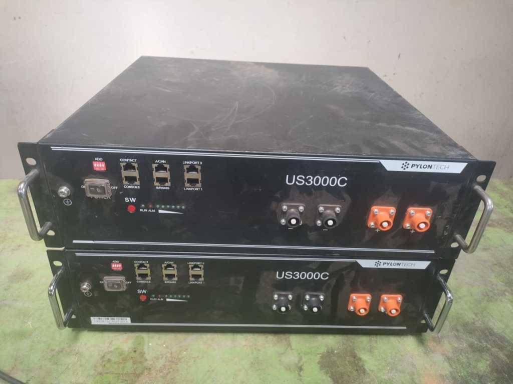 Solar Power Stations - Top Tier Pylontech US3000C 3.5kWh 48V Lithium ...