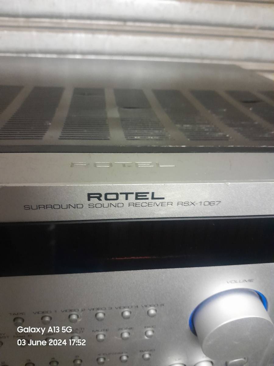 Surround Sound Systems - ROTEL RSX-1067 WITH 7.1 CHANNELS SURROUND ...