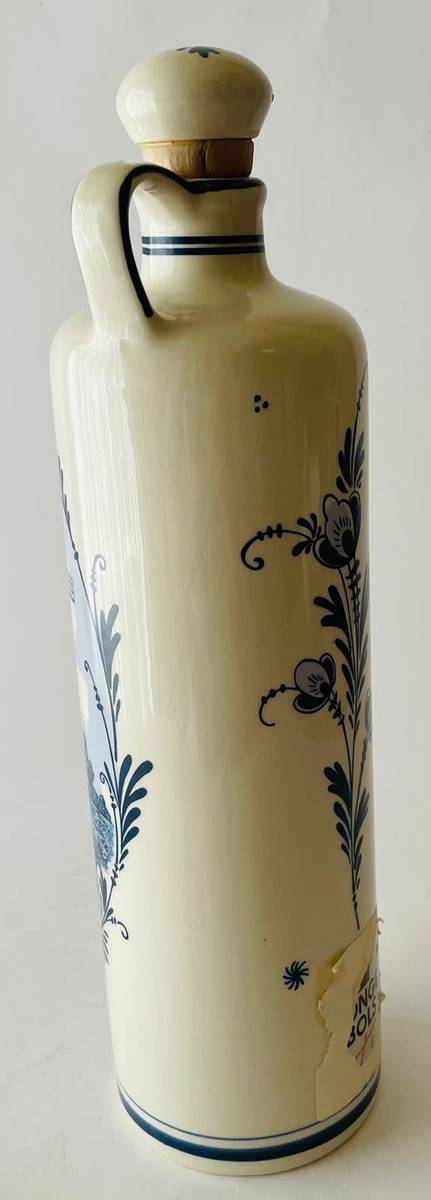 Dutch Porcelain - Blue Delft Bottle - Made for Bols royal distilleries ...