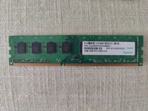 Memory (RAM) - Apacer 4GB 204Pin DDR3 RAM Desktop was sold for 80.00 on 11 Sep at 06:30 by ...