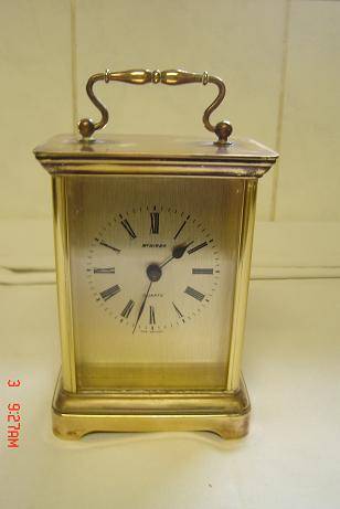 Other Clocks - SOLID BRASS STAIGER CARRIAGE CLOCK MADE IN WEST GERMANY ...