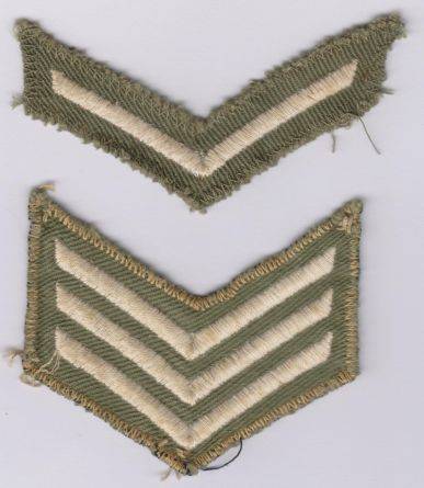 International Badges & Insignia - RHODESIAN ARMY RANK INSIGNIA CLOTH ...