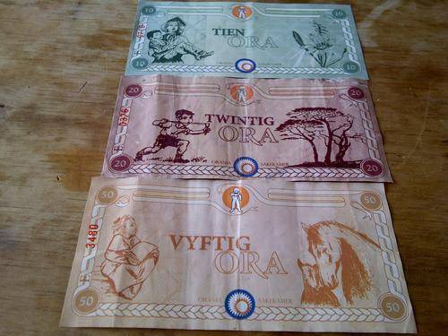 Other South African Bank Notes - RARE SET OF ORANIA NOTES. eXCHANGE ...