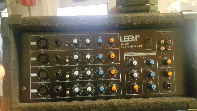 Amplifiers - LEEM PM-401D Powered Mixer 4 Ch was listed for R1,000.00 ...