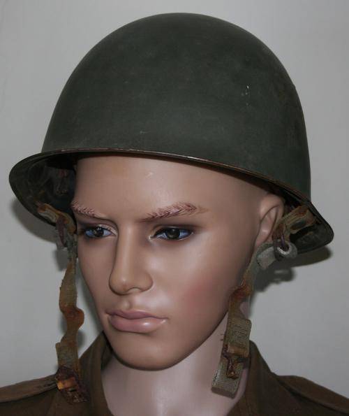Headgear - SADF -- ARMY STEEL HELMET WITH INNER LINER--BUSH WAR ERA was ...