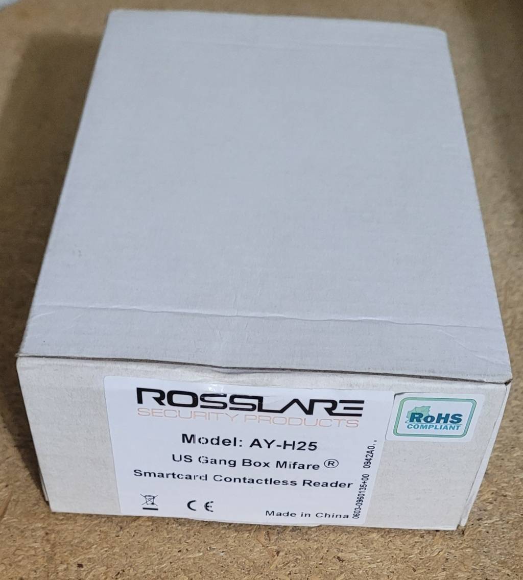 Biometric Security - Rosslare AY-H25 US Gang Box Milfare Smart Card ...