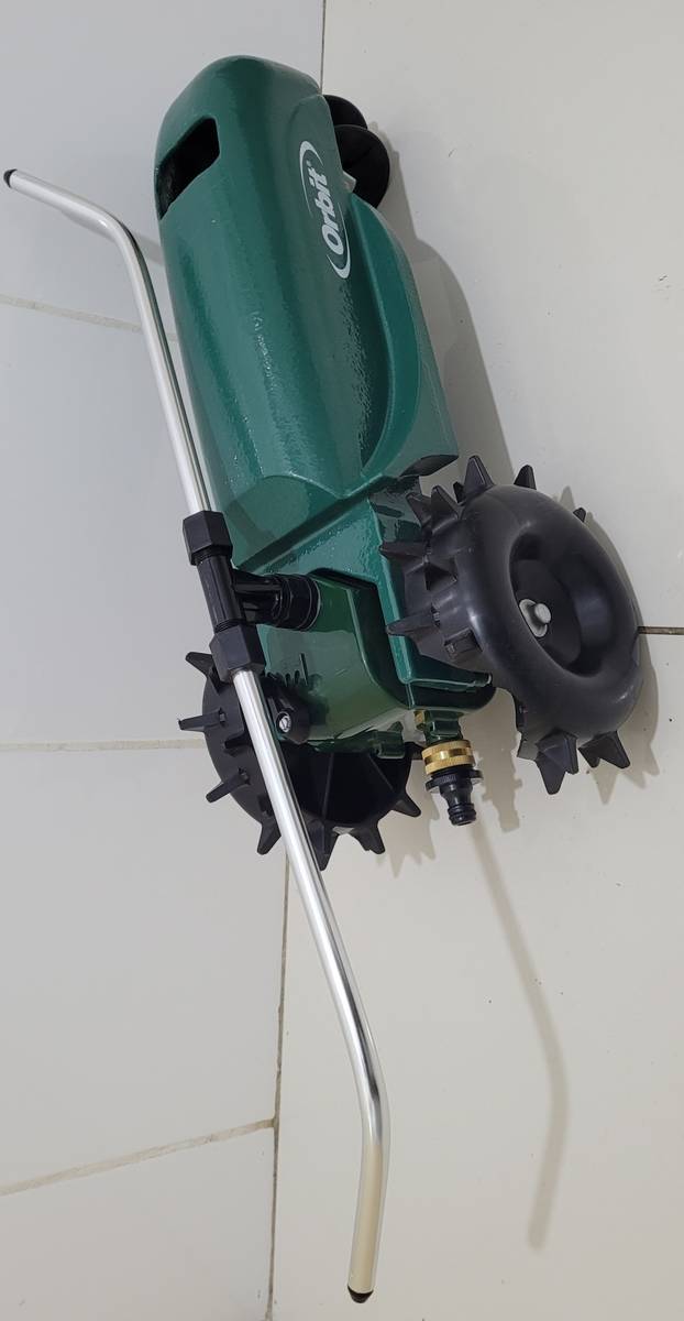 Lawn Sprinklers - ORBIT Travelling Lawn Sprinkler Rear - (Rear Wheel ...