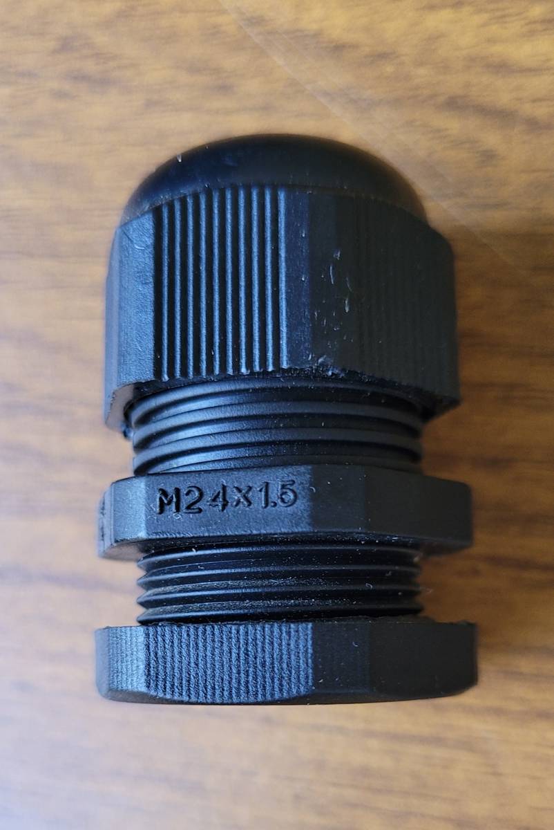 Wiring - Electrical Distribution Box PVC Fasteners M24 x 1.5 BLACK/GREY ...